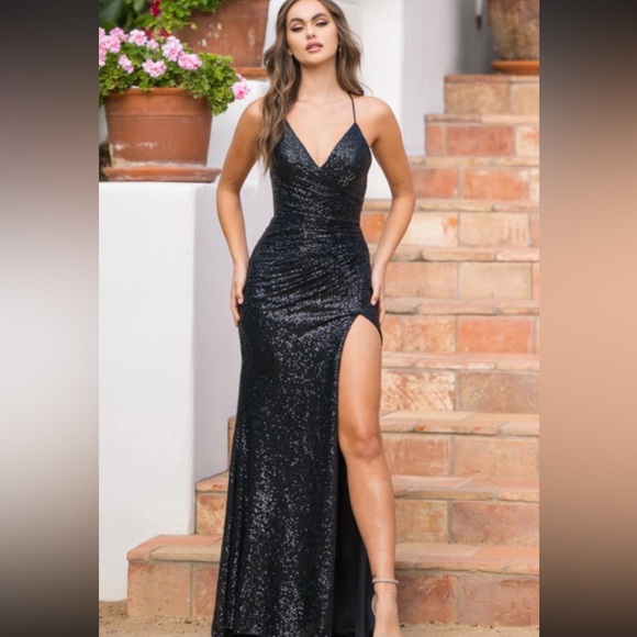 Lady Black Tie | Dresses | Eclipse Gown Dress | Poshmark